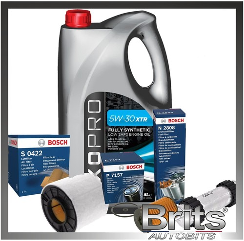 Service Kit for Audi A4 TDI S LINE MK5 B9 Fuel Oil Air Bosch Filters ...