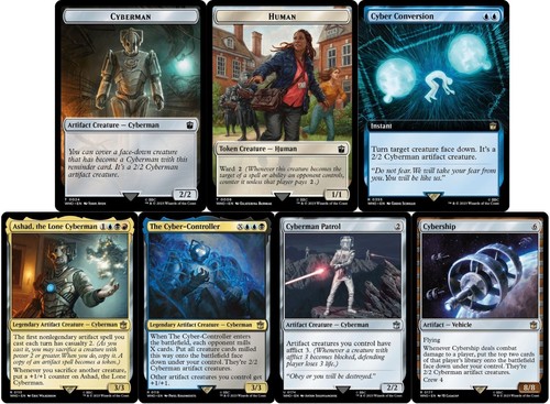 MTG Doctor Who - Cyberman Enemy Set - Foil & Non-Foil - Set of 6 | eBay