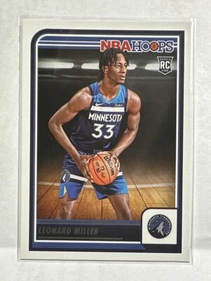 Leonard Miller 2023-24 NBA Hoops Basketball #237 Minnesota Timberwolves ...