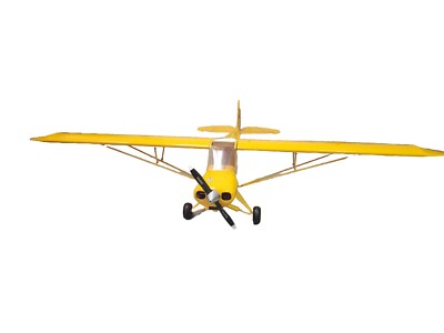 Piper Cub 106 inch wing span with 120 4 stroke nitro engine RC airplane ...