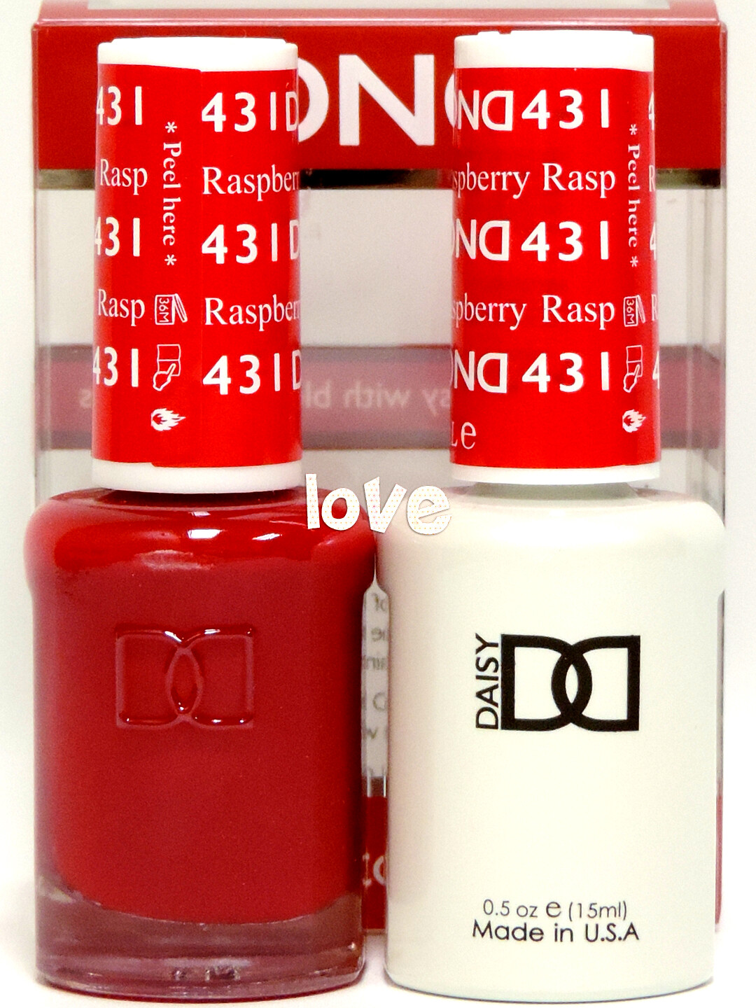 DND Daisy Gel Nail Polish 0.5fl.oz LED/UV Gel Duo DND431- Raspberry | eBay