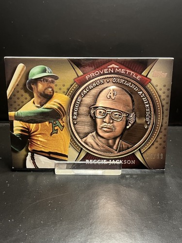 Reggie Jackson 2013 Topps Proven Mettle Commemorative Coins Bronze /99 ...