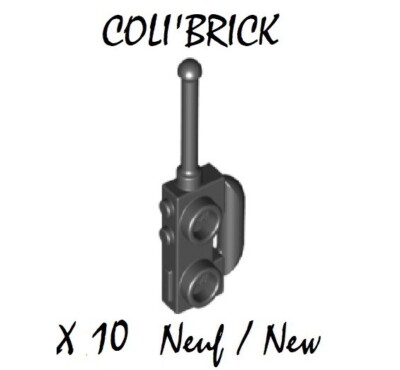 Lego 19220 - 10x Talkie walkie / Minifig utensil Radio - Noir Black ...