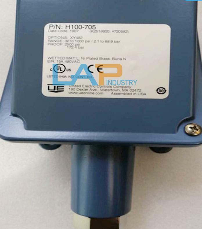 1PCS New For UE Pressure Switch H100-705 15A 480VAC 30-1000par | eBay