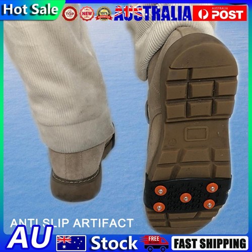 5-Stud Climbing Spikes Anti Slip Unisex Outdoor Chain Shoe Spikes ...