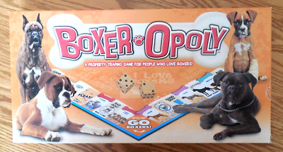 EUC Late for the Sky "Boxer-Opoly" Game for People who Love Boxer Dogs ...