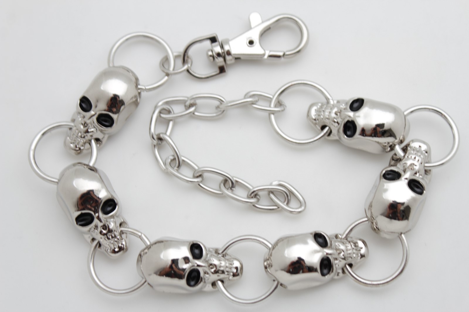 Fun Women Boot Bracelet Silver Metal Chain Skeleton Anklet Charm ...