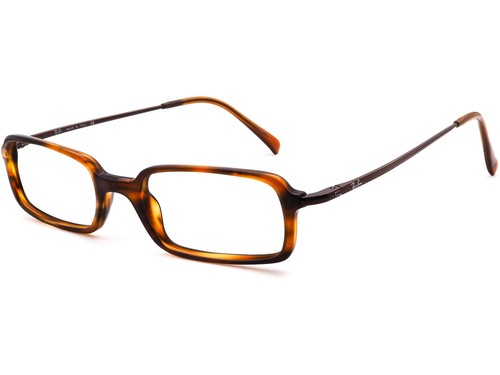 Ray Ban Eyeglasses RB 5048 2144 Tortoise Rectangular Frame Italy 47[]18 ...