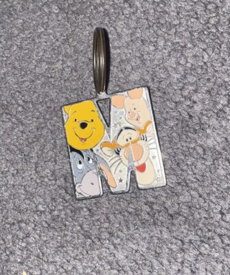 Disneyland Mickey Mouse Friends Monogram Letter "M" Souvenir Keychain ...