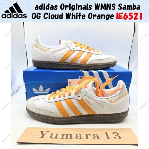 adidas Originals WMNS Samba OG Cloud White Orange IE6521 Damen Gr ...