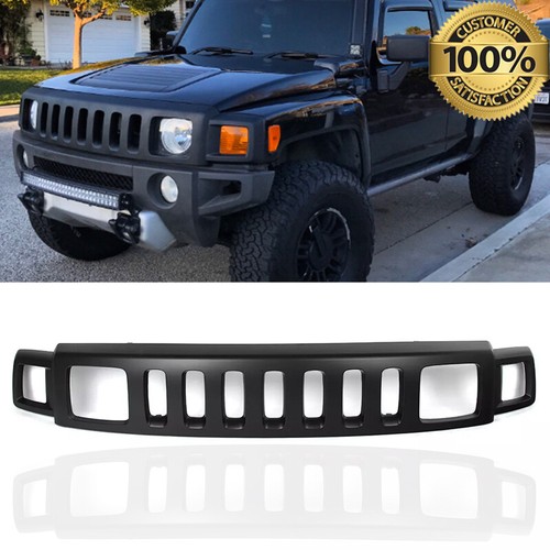 For Hummer H3 H3T 2006-10 Factory Style Matte Black Front Bumper Upper ...
