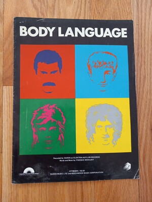 Sheet Music: QUEEN Body Language | eBay