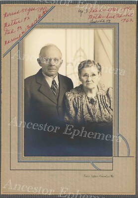 PERRY Wm Bryson 1867 PASSMORE Nancy Paralee 1868 photo NC WA STILLWELL ...