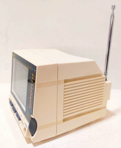 Mini television Radio Prisma Vintage 1987 Portable 12V Made in Taiwan ...