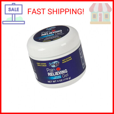 Blue Goo Pain Relieving Gel - for Back/Neck, Muscle/Stiff Joints Pain ...