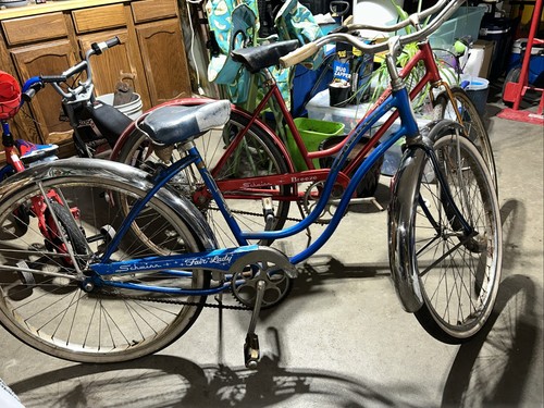 Schwinn Vintage Bicycle Fair Lady Blue Pixie Original 1949 J941196 Rare... | eBay