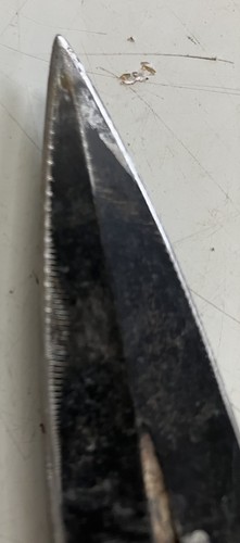 Vintage Silver Knife Dagger With Grip SOG HQ Nightshade Double Sided ...