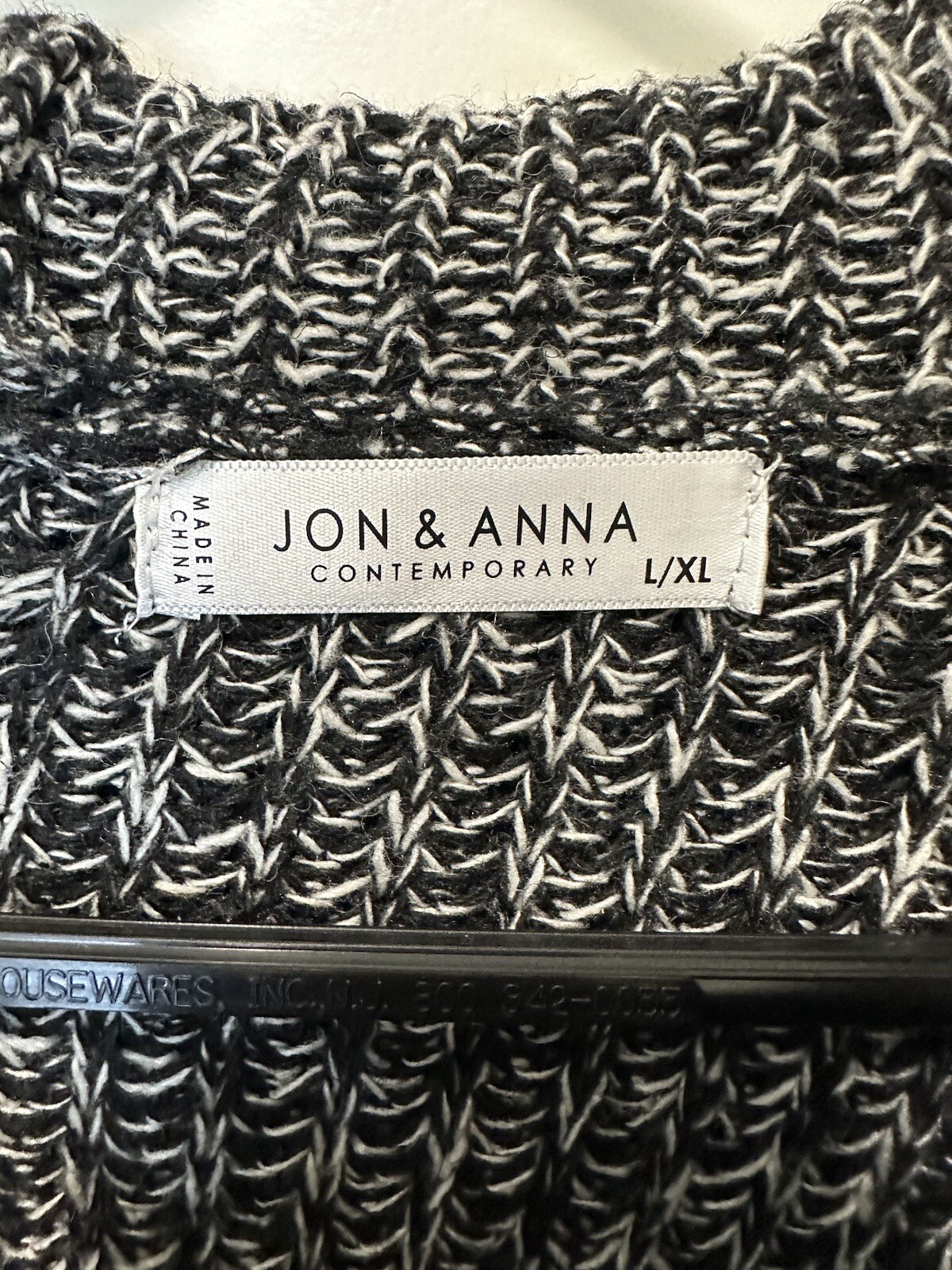 Jon & Anna Cowl Neck Bat Wing Sweater size L/XL - Gem