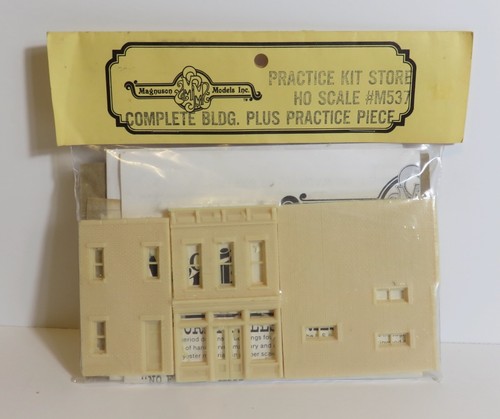 NOS Magnuson Models Practice Kit Store HO-Scale #M537 Complete Bldg. | eBay
