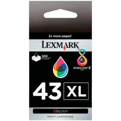 Lexmark 43XL (18Y0143) Color Ink Cartridge GENUINE NEW | eBay