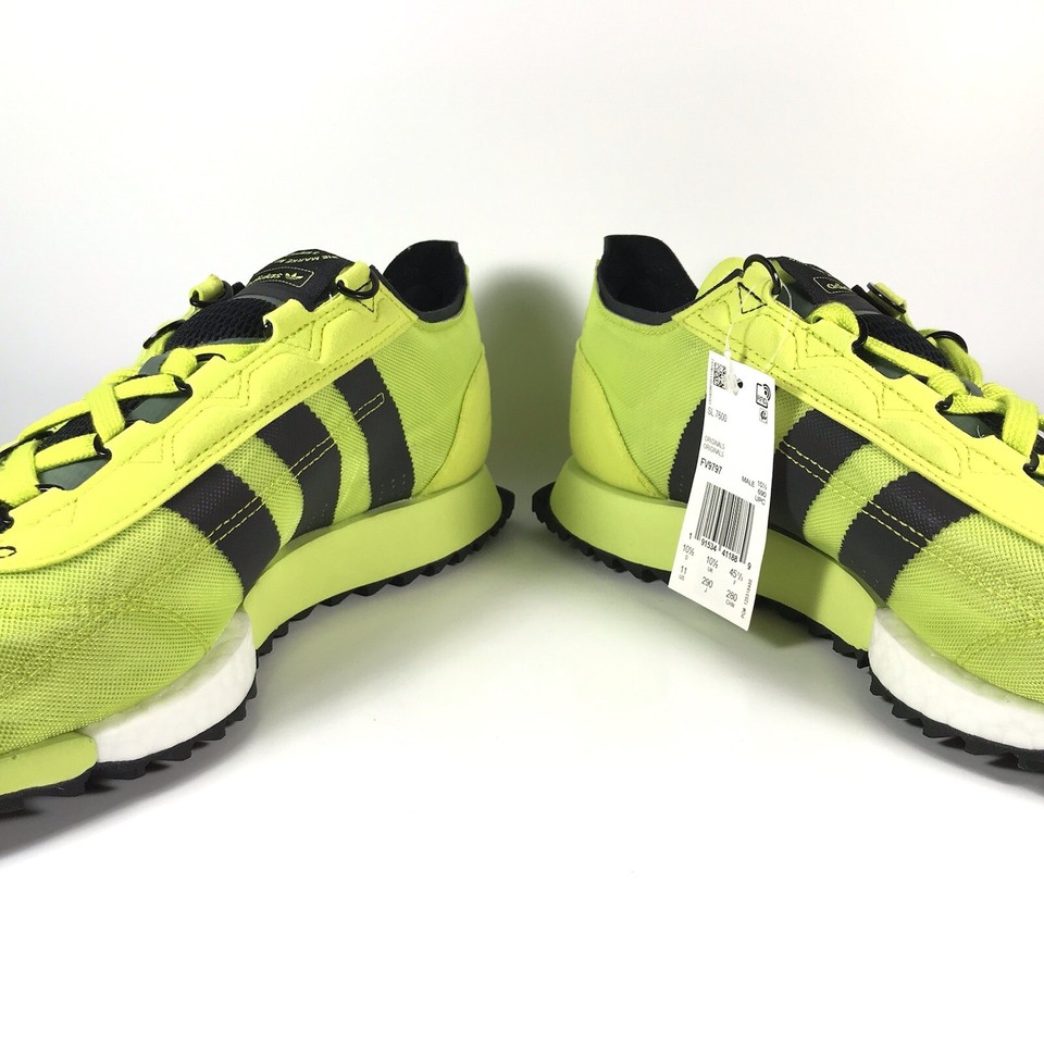 Adidas Originals SL7600 Running Shoes Acid Buzz Green Black FV9797 Mens ...