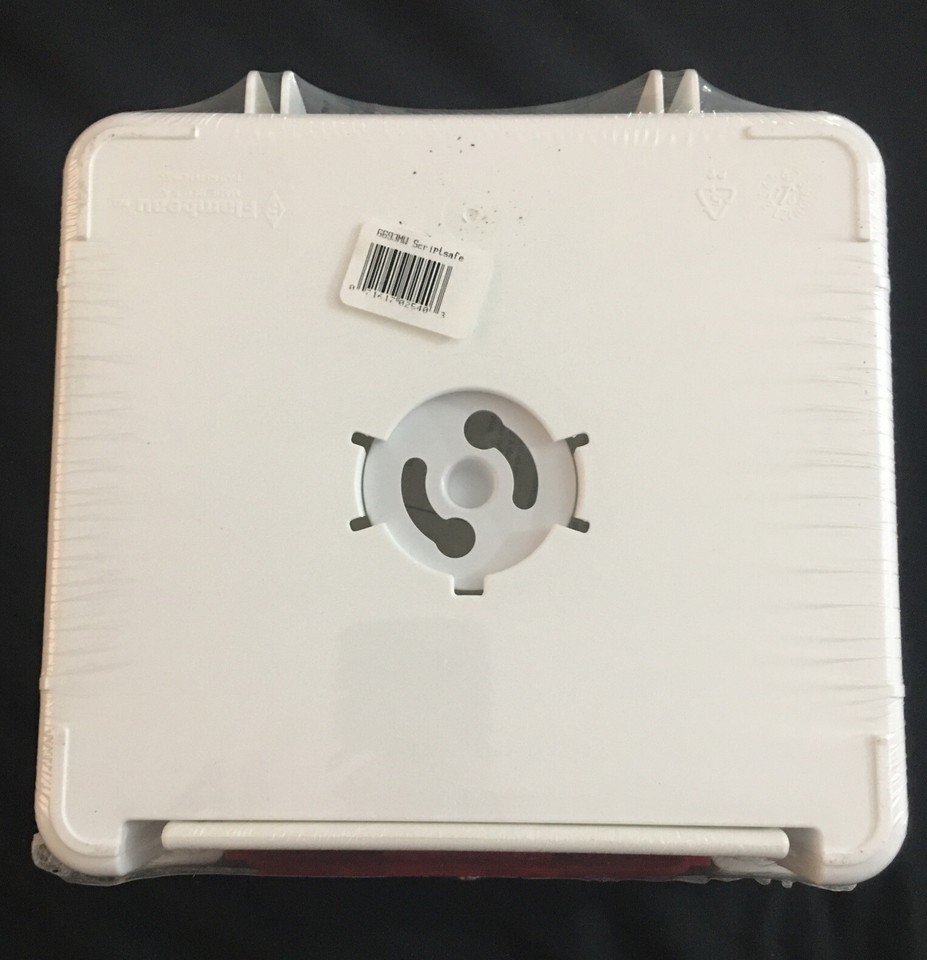 Prescription lock box Script safe TWO locking features LOCK TO A FLAT ...