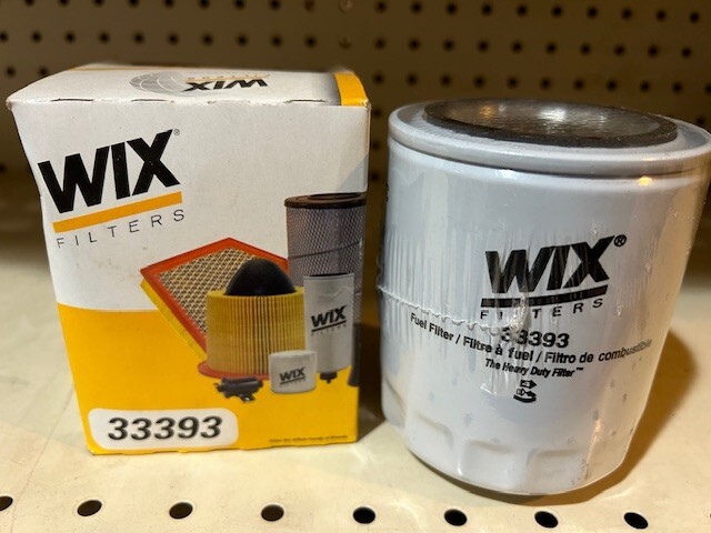 WIX 33393 - Fuel filter cross reference