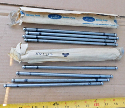 8 NOS ENGINE VALVE PUSH RODS FOR 1964-68 FORD TRUCKS 1965-68 FORD CARS ...