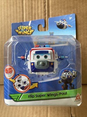 SUPER WINGS - Flip Super Wings-Paul - Transforming - Combined Postage | eBay