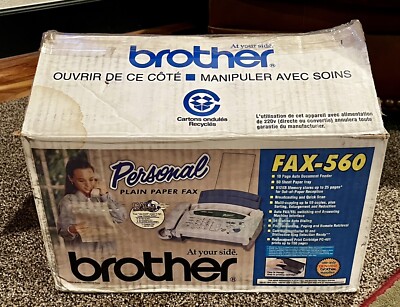 Brother Fax 560 Personal Plain Paper Fax Machine Copier | eBay
