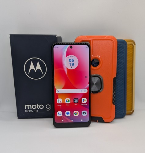 Motorola Moto G Power 2022, XT2165-5 - Cracked - 64 GB - Dark Grove ...