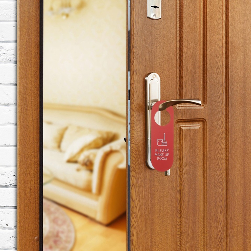 4 Pcs Office Door Hanger Sign Not Disturb Room Hanging Board Handle Tag ...