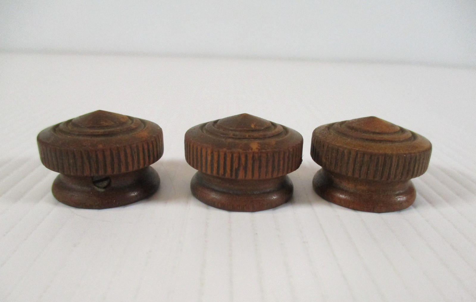 Antique Wood Radio knobs Lot of 3 1 1/8 Inch Wide 3/4 Tall | eBay
