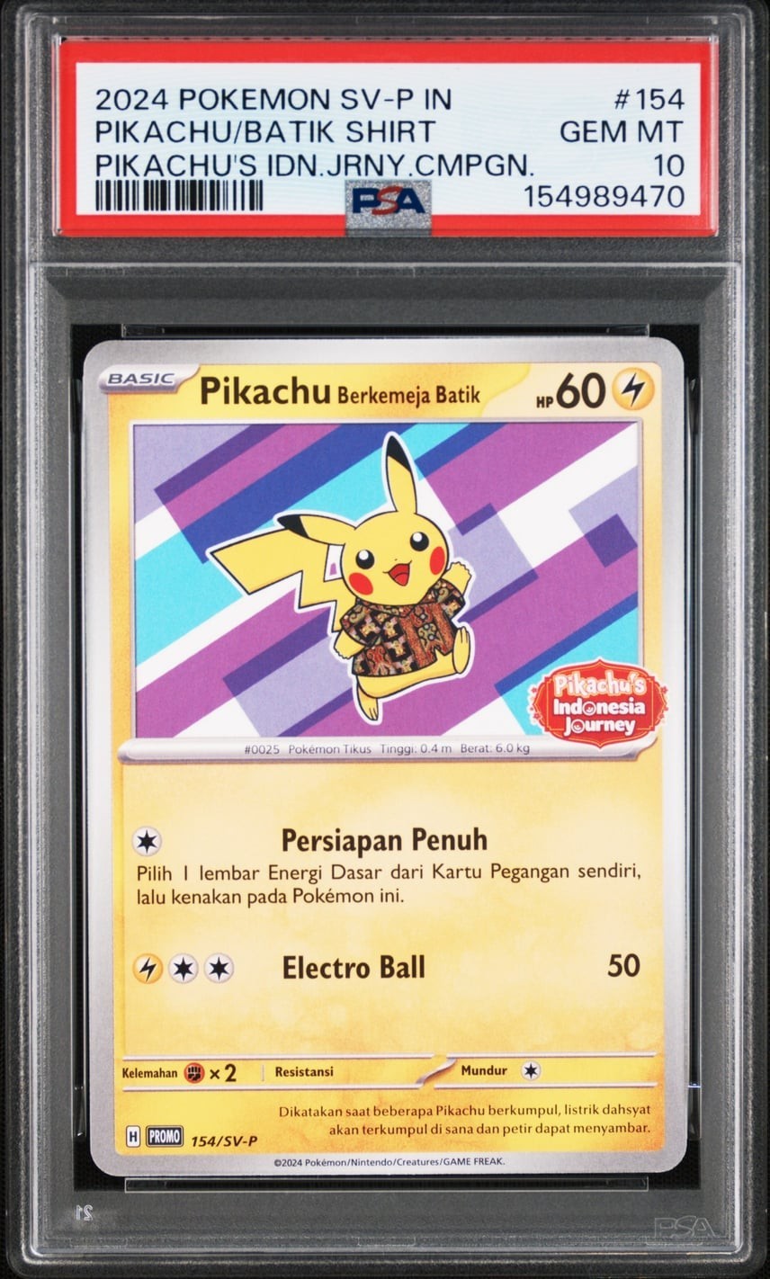 Pokemon Japanese Pikachu PSA 10 SV-P 154 #2bde | eBay Australia