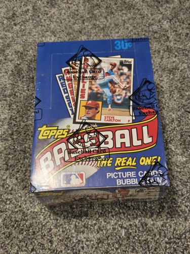 1984 Topps Baseball Wax Box Unopened BBCE FASC From A Sealed Case Nice ...