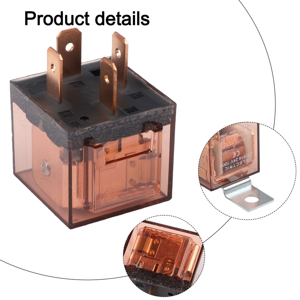 Robust Waterproof Relay 100A 12V/24V 5pin SPDT for Automotive Control ...