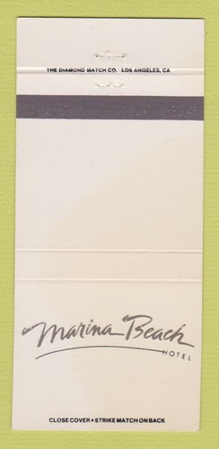 Matchbook Cover - Marina Beach Hotel Marina Del Rey CA 30 Strike | eBay