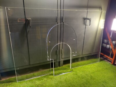 Bullet Proof Ballistic Acrylic Teller Window Set 75.75"W x 49"H | eBay