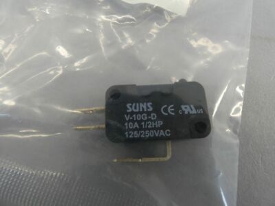 Suns 5JEA3 10A/240V Plunger Miniature Snap Action Switch; Series V ...