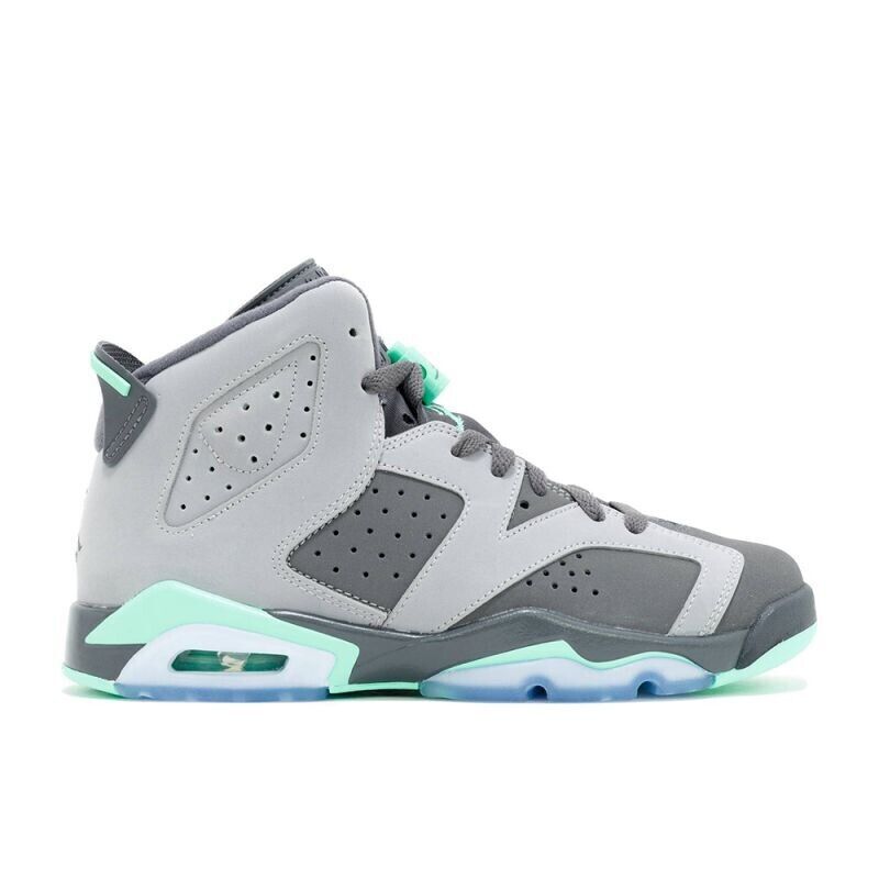 Size 6.5 (GS) - Jordan 6 Mid Green Glow for sale online | eBay