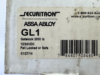 Securitron ASSA ABLOY GL1 Electromechanical Gate Lock | eBay