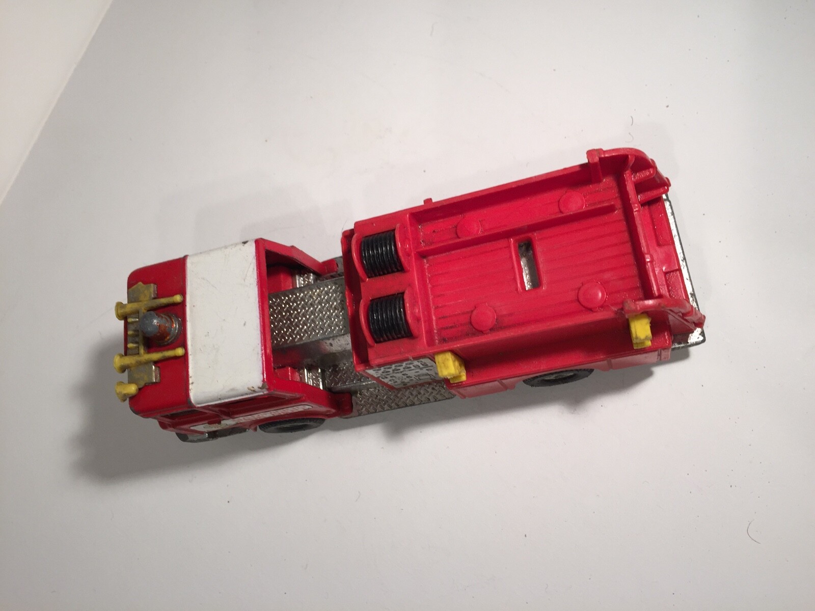 Vintage Corgi Diecast Model Mack CF Fire Truck Pumper Made In England ...