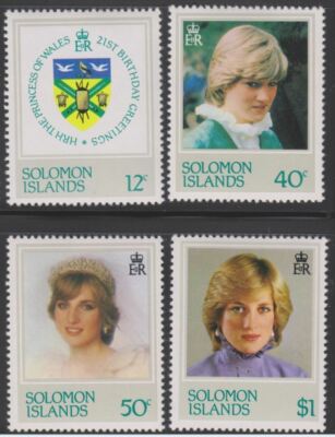 Solomon Islands Sc. 471 - 474 Princess Diana Issue CD333 1982 MNH | eBay