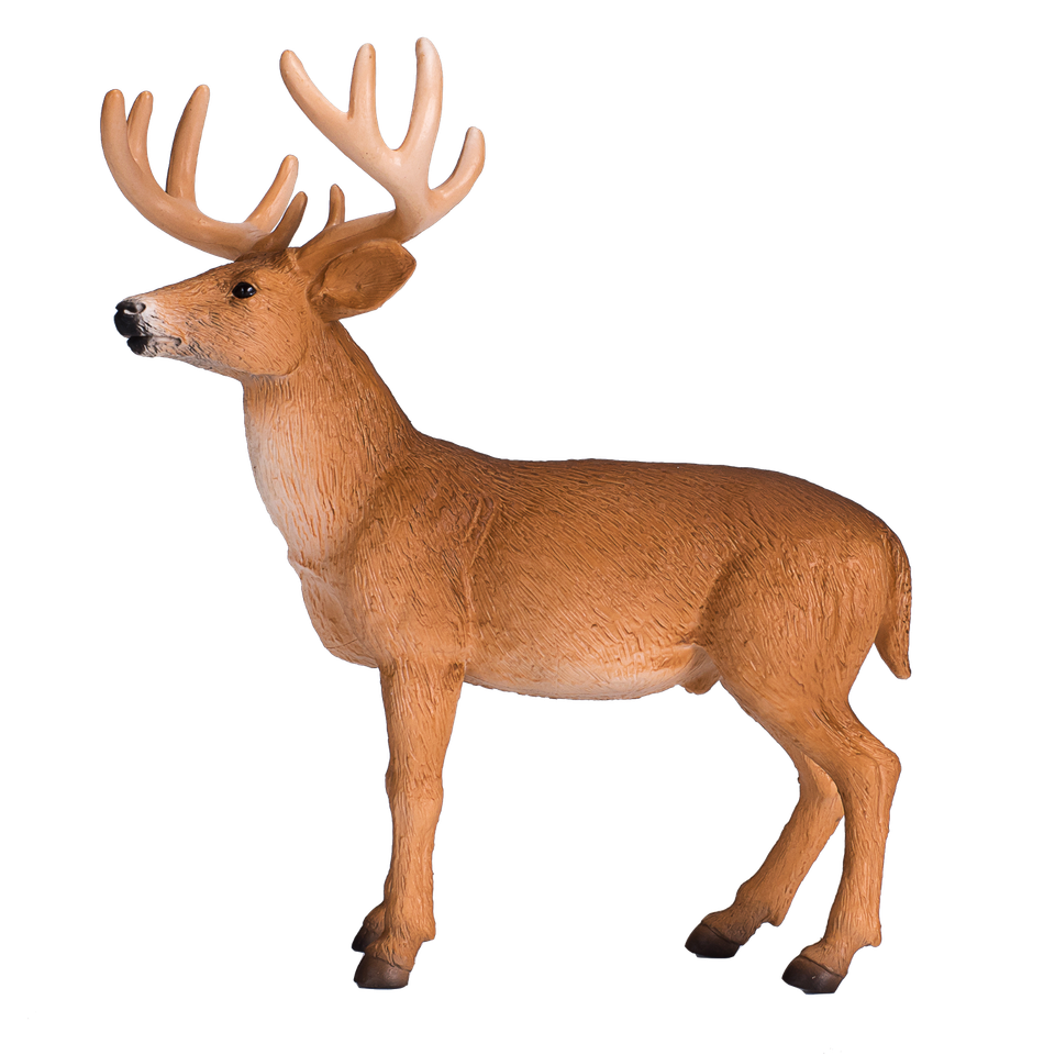 Mojo DEER STAG Wild zoo animals play model figure toys plastic forest ...