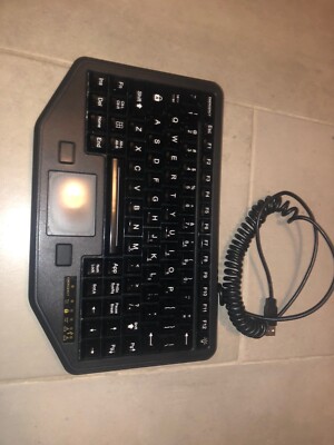 iKEY Rugged / Police Mobile Keyboard IK-TR-911-RED For Vehicle Laptop ...