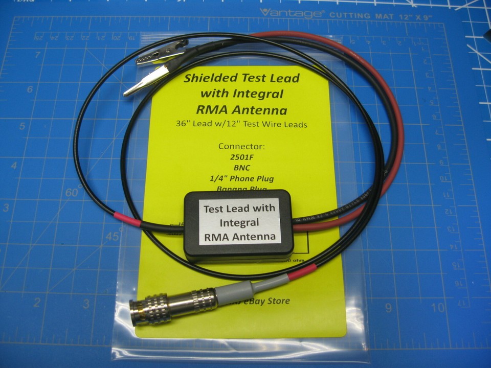 Custom Shielded Test Lead with Integral RMA/RTMA Antenna for Vintage ...