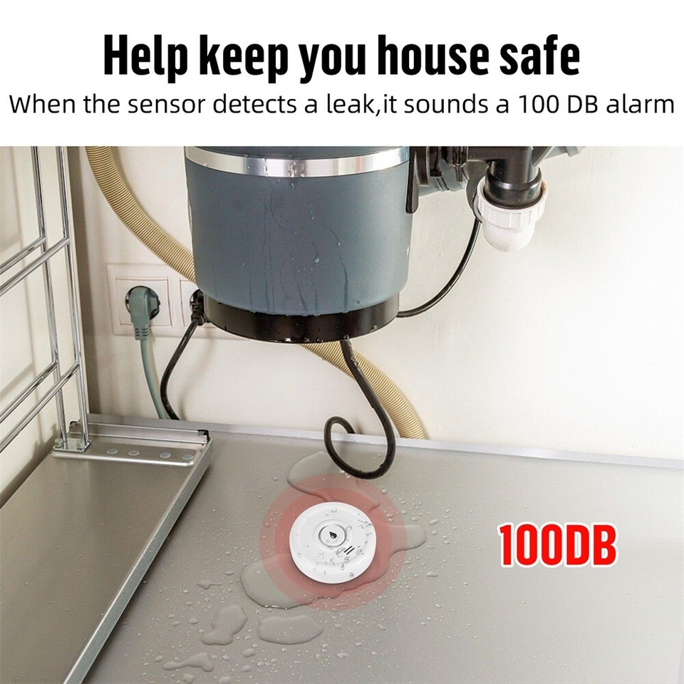 Intelligent Water Leakage Alarm Detector Water Leak Sensor Flood Alert ...
