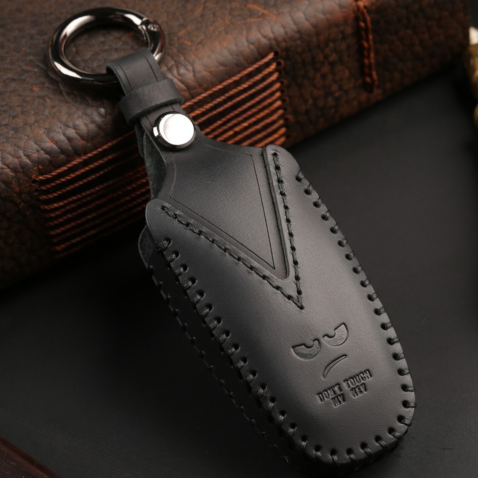 Leather Remote Key Chain Ring Cover Case Shell For Ford F250 F450 F550 ...