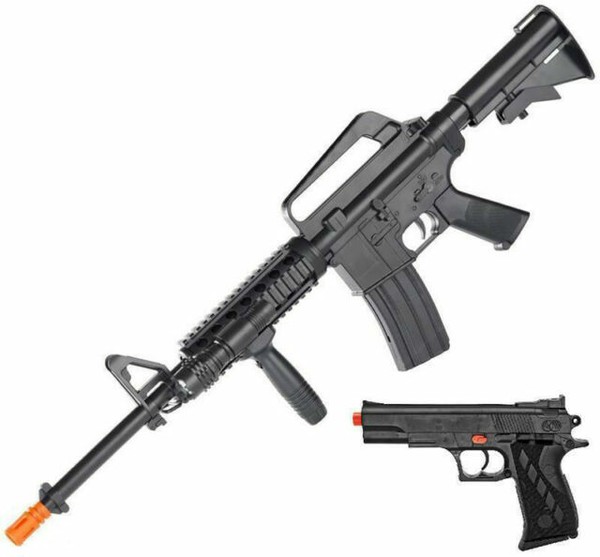 Colt M4 / 1911 Pistol Airsoft Combo Ops Kit Spring Power With 5 000 BB ...