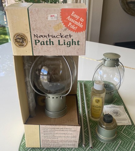 (2) Nantucket Path Light : Lamplight Farms : VIntage Outdoor Oil Lamps ...